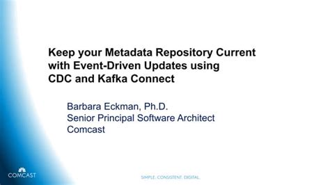 Keep Your Metadata Repository Current With Event Driven Updates Using