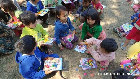 ကယားပြည်နယ်ရှိ စစ်ဘေးရှောင် ကလေးငယ်များကို အစားအသောက်နှင့် ကျောင်းသုံး စာရေး ပစ္စည်းများ လှူတန