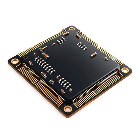 Magnificent Microchip Isolated On White Background Premium Ai Generated Image