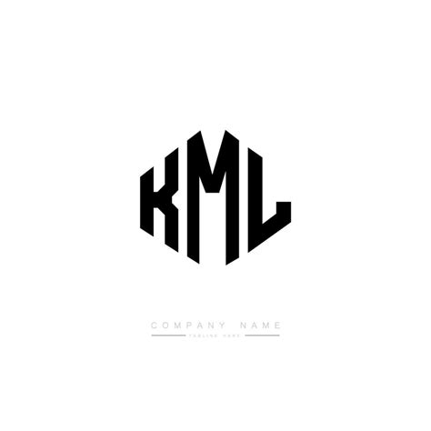 Kml Letter Logo Design With Polygon Shape Kml Polygon And Cube Shape