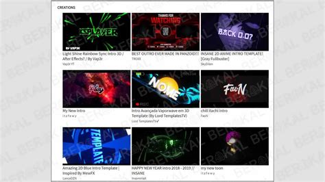Cara Mudah Membuat Intro YouTube Keren Untuk Pemula