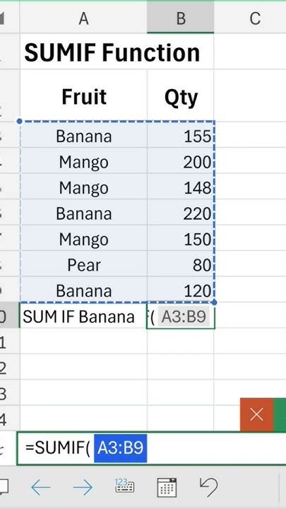 Sumif Function Excel Exceltips Exceltricks Excelformula Youtube