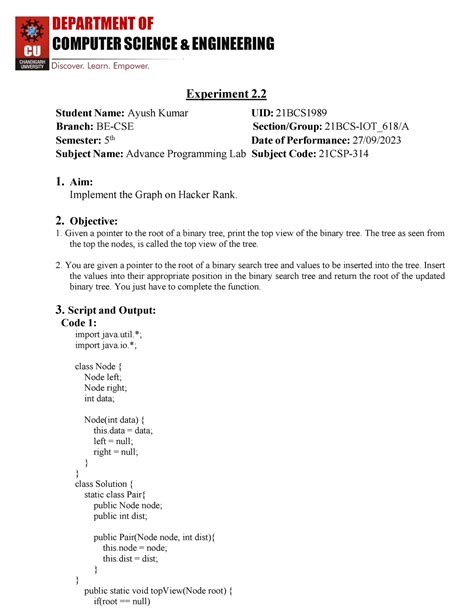 Ayush Ap 22 Removed Ap22 Computer Science And Engineering