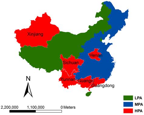 The Geographic Distribution Of High Middle And Low Hivaids Prevalence Download Scientific
