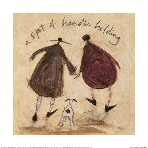 Sam Toft A Spot Of Handie Holding Art Print The Art Group