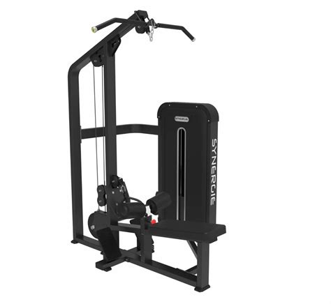 Mild Steel Synergy Lat Pull Down With Seated Row Combo For Gym At