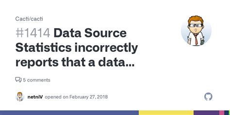Data Source Statistics Incorrectly Reports That A Data Source Does Not Exist · Issue 1414