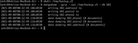 How To Back Up And Restore A Mongodb Database Geeksforgeeks