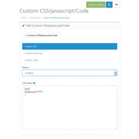 Opencart Custom Css Javascript And Code