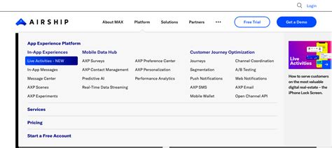 37 Mega Menu Examples On Saas Websites Ui Design Examples