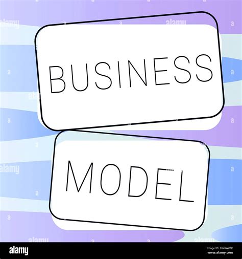 Handwriting Text Business Model Concept Meaning Model Showing How A Company Operates To