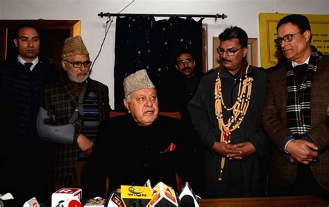 Farooq Abdullahs Press Conference