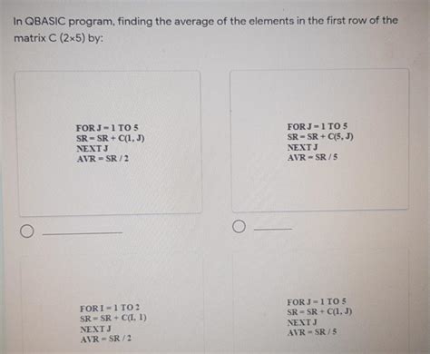 solved in qbasic program finding the average of the