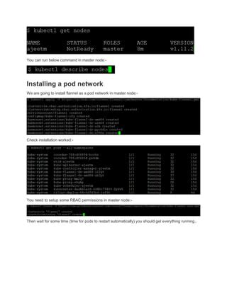 Setup Kubernetes With Flannel On Ubuntu Platform PDF