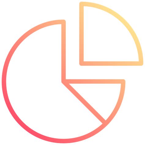 Pie Chart Generic Gradient Outline Icon