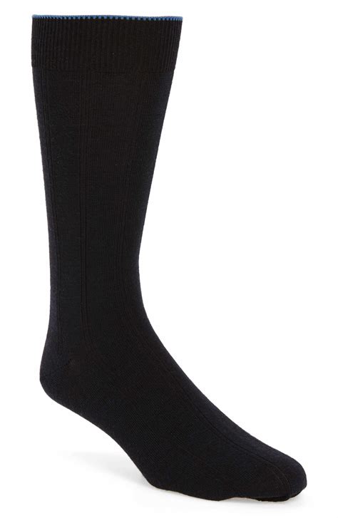 Nordstrom Mens Shop Rib Wool Blend Socks Nordstrom Wool Blend