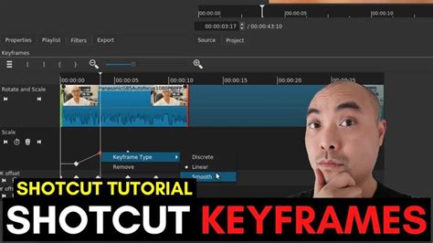 Shotcut How To Use Keyframes Animated Keyframes And Advanced Keyframes