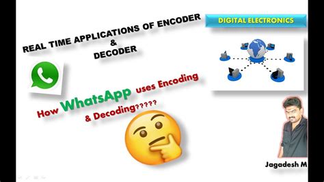 real time applications of encoder and decoder youtube