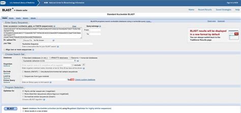 Enter Each Sequence Individually In The Enter Query Sequence Box Download Scientific Diagram