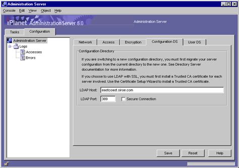 Managing Servers With Iplanet Console Chapter 7 Administration Server Configuration