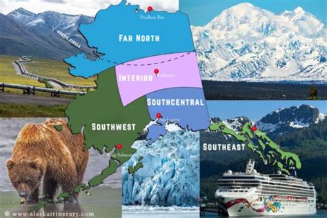 Alaska Regions Explained Southeast Southcentral Interior Southwest