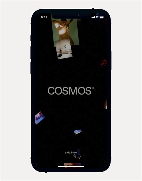 Welcome Screen Ui From Cosmos Ios App User Interface Design Mobile