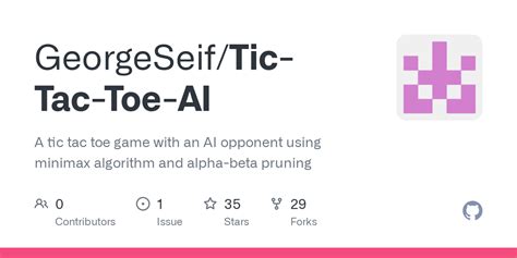 Github Georgeseiftic Tac Toe Ai A Tic Tac Toe Game With An Ai Opponent Using Minimax