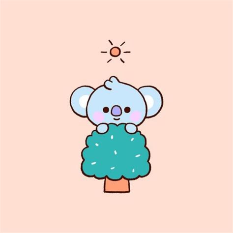 Koya Bt21 Wallpapers Top Free Koya Bt21 Backgrounds Wallpaperaccess