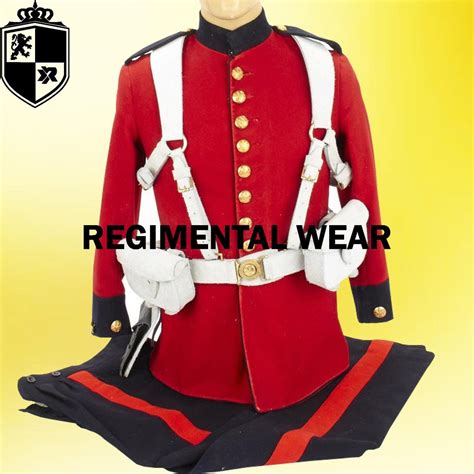 British 24th Foot Regiment Uniform Red Wool Zulu War Tunic Etsy