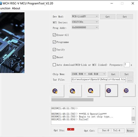 Failed To Set Chip Type Verimake