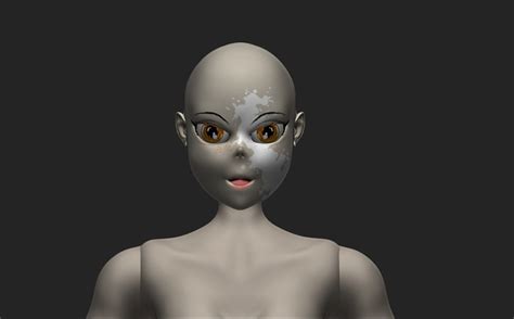 3d Model Anime Girl Head Stl File For 3d Printing Bjd Doll Etsy