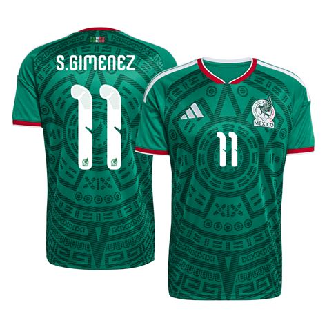 Camiseta Sgimenez 11 Mexico 2026 Primera Equipación Copa Del Mundo