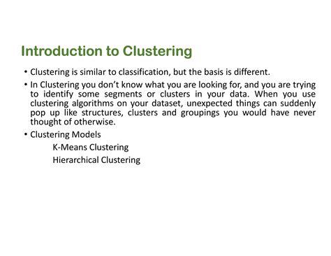 5 Types Of Clustering Algorithms In Mlpdf Computing Technology