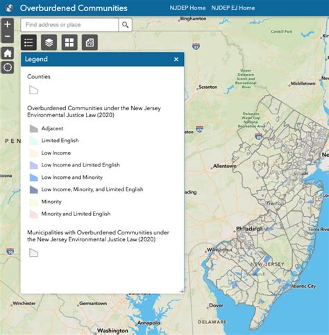 Njdep Environmental Justice Where Are Njs Environmental Justice