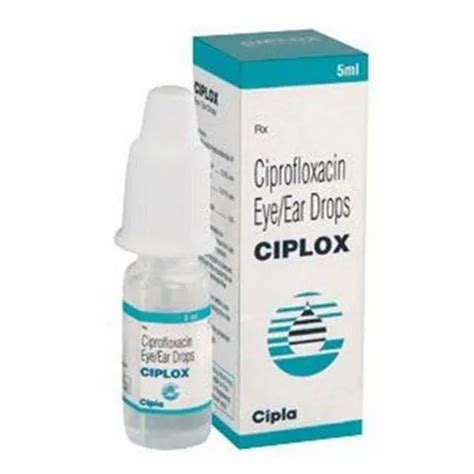 Ciplox Ciprofloxacin Eyeear Drops Packaging Type Box Rs 25box Id
