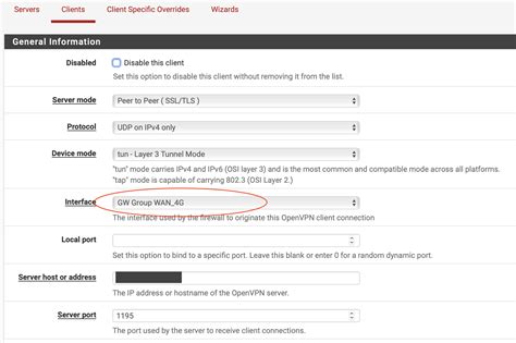 OpenVPN And Gateway Group Netgate Forum