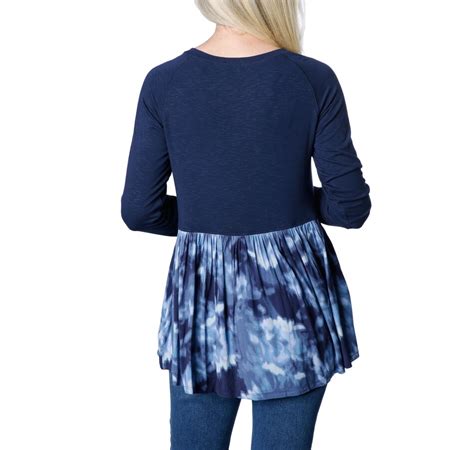 Dg2 By Diane Gilman Hi Lo Gathered Top Tscca