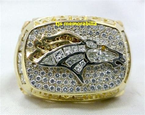 1997 Denver Broncos Super Bowl Xxxii Champions Championship Ring Buy