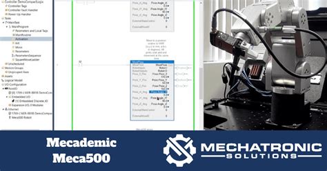 Mecademic Meca500 6 Axis Industrial Robot Mechatronic Minute Mechatronic Solutions