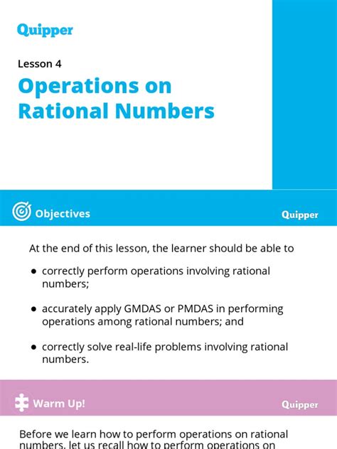 Operations On Rational Numbers Pdf Division Mathematics