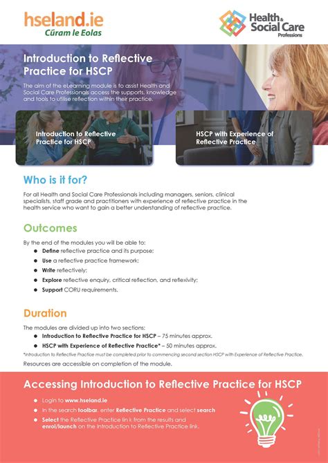 An Introduction To Reflective Practice For Hscps Irish Institute Of Radiography And Radiation