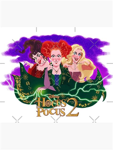 Hocus Pocus 2 Fan Art Poster For Sale By Danduic Redbubble