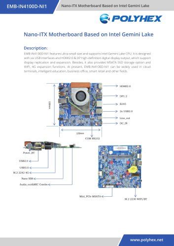 Mini Itx Board With Intel C3000 Series Cpu Polyhexpc Pdf Catalogs Technical Documentation