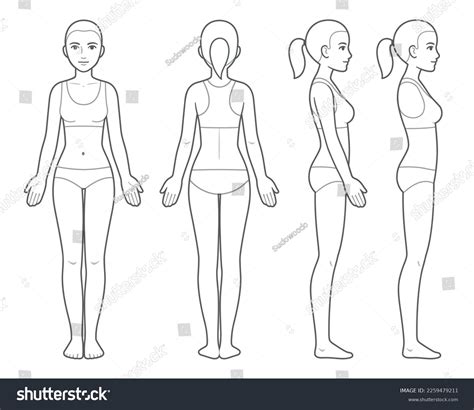 female figure drawing model reference