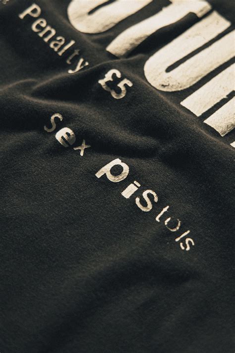 No Future Sex Pistols Vintage Tee Heavy Relic Black And Other