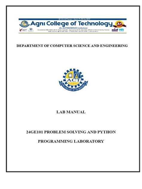 24ge101 Lab Manual Python Pdf