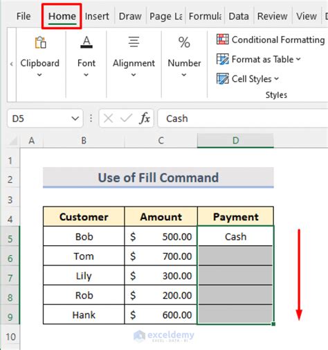 How To Fill Column In Excel With Same Value 9 Tricks Exceldemy