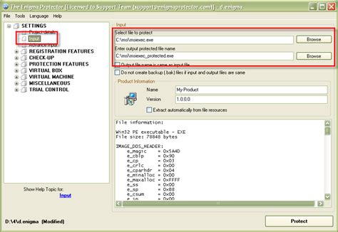 Software Protection Protecting MSI Files With Enigma Protector