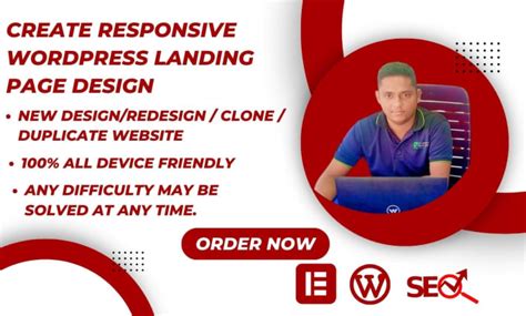 Create Responsive Wordpress Elementor Landing Page Design By Latifbd Fiverr