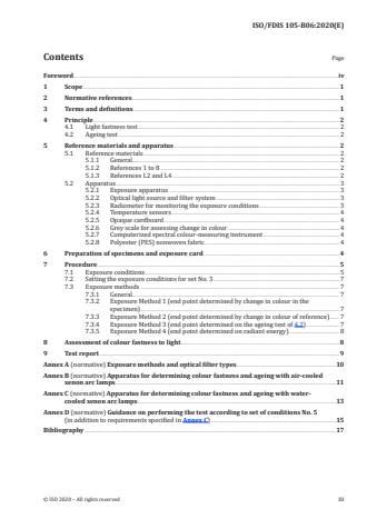 ISO B Textiles Tests For Colour Fastness Part B Colour Fastness And Ageing To